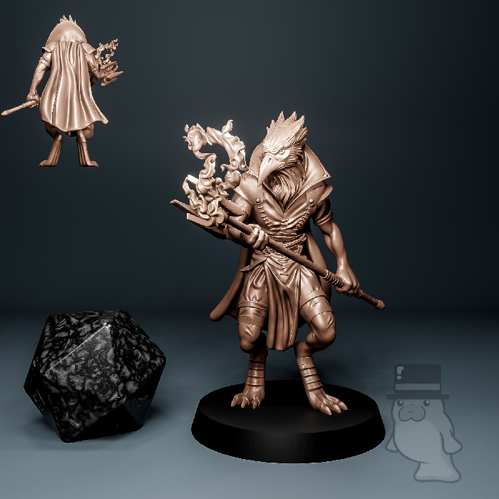 Kenku Male - DnD Heroes: Mages - Tytan Troll :: Mini Manatee New Zealand