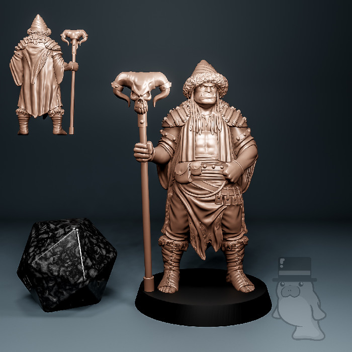 Orc Male - DnD Heroes: Mages - Tytan Troll :: Mini Manatee New Zealand