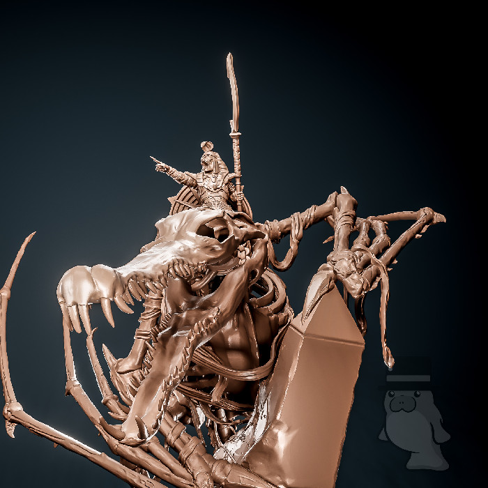 Mounted Giant Dragon Crocodile - Pharaoh's Legacy Undead Army - Crab ...