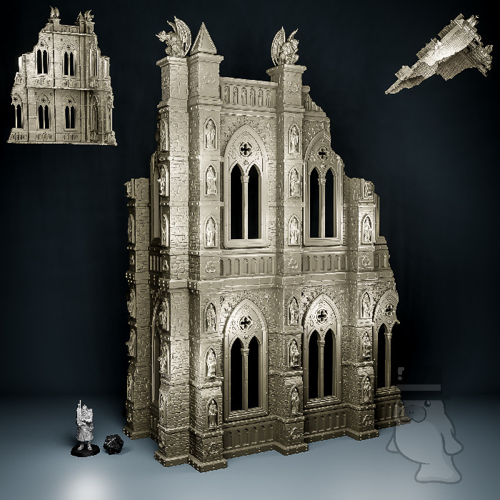 Cathedral Ruins (large) v2 - Maccab World - Tainted Windmill :: Mini ...