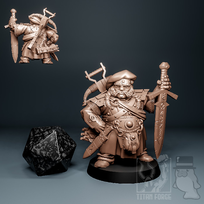 Dwarf Highlander - Titan Forge :: Mini Manatee New Zealand
