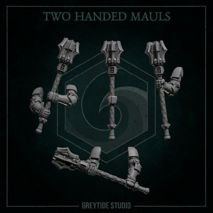Two Handed Maces - Eternal Pilgrims - Greytide Studio :: Mini Manatee ...