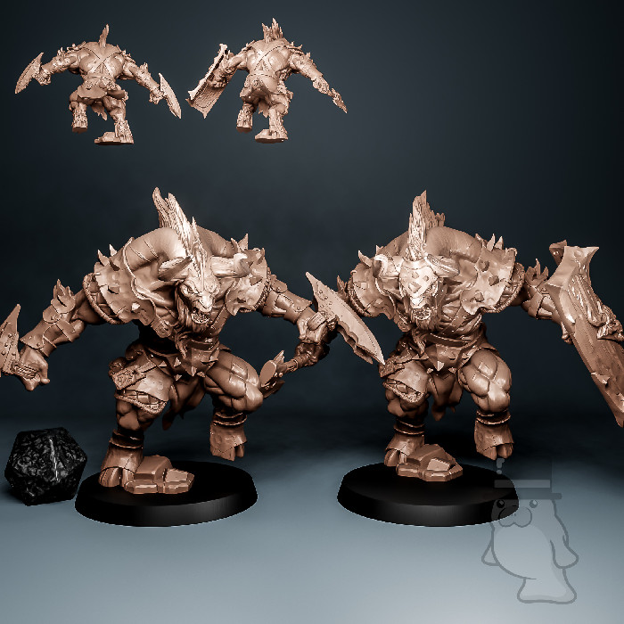 Chaos Minoc C - Rise of the Beastmen - Artisan Guild :: Mini Manatee ...