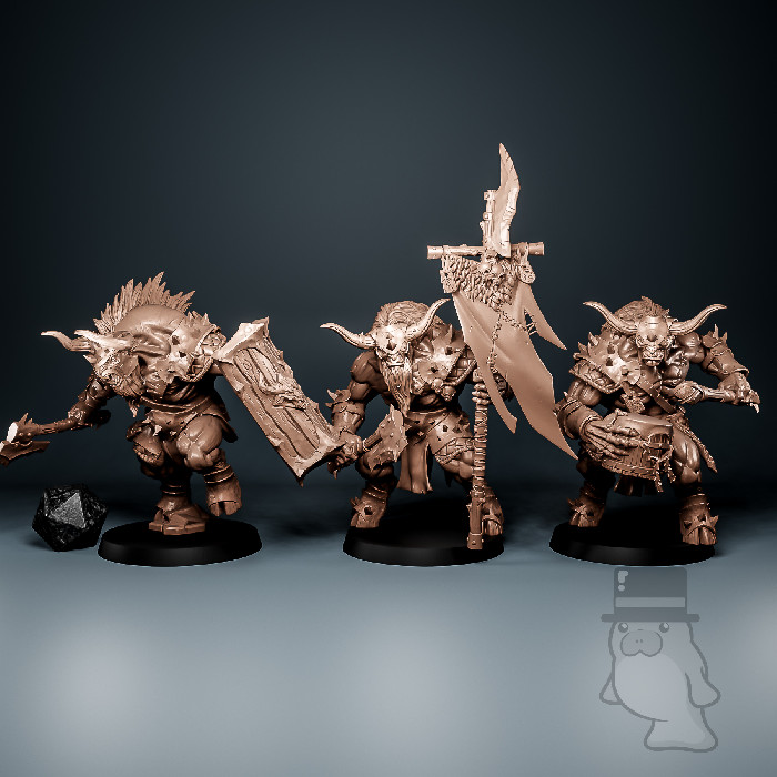 Chaos Minoc Bundle - Rise of the Beastmen - Artisan Guild :: Mini ...
