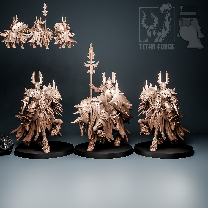 Mor Zhal Mounted Knights - Titan Forge :: Mini Manatee New Zealand