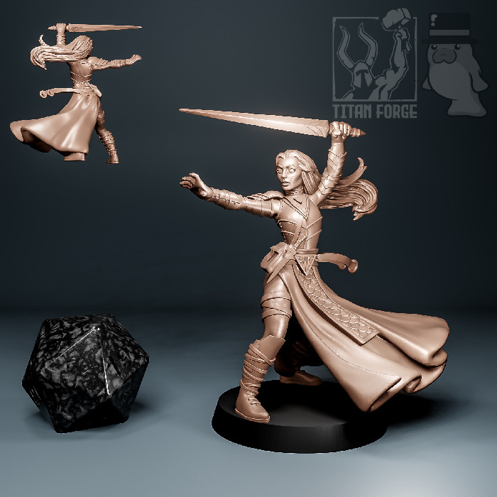 Spellblade Mage - Titan Forge :: Mini Manatee New Zealand