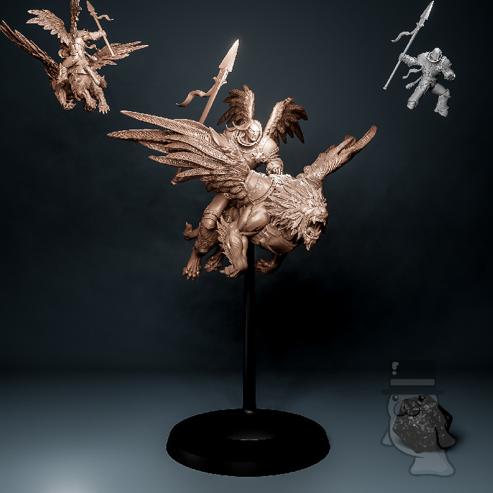 Malakim Lionrider B - Wrath of the Malakim - Artisan Guild :: Mini ...