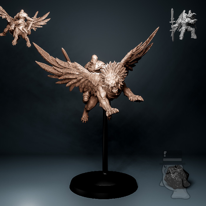 Malakim Lionrider C - Wrath of the Malakim - Artisan Guild :: Mini ...