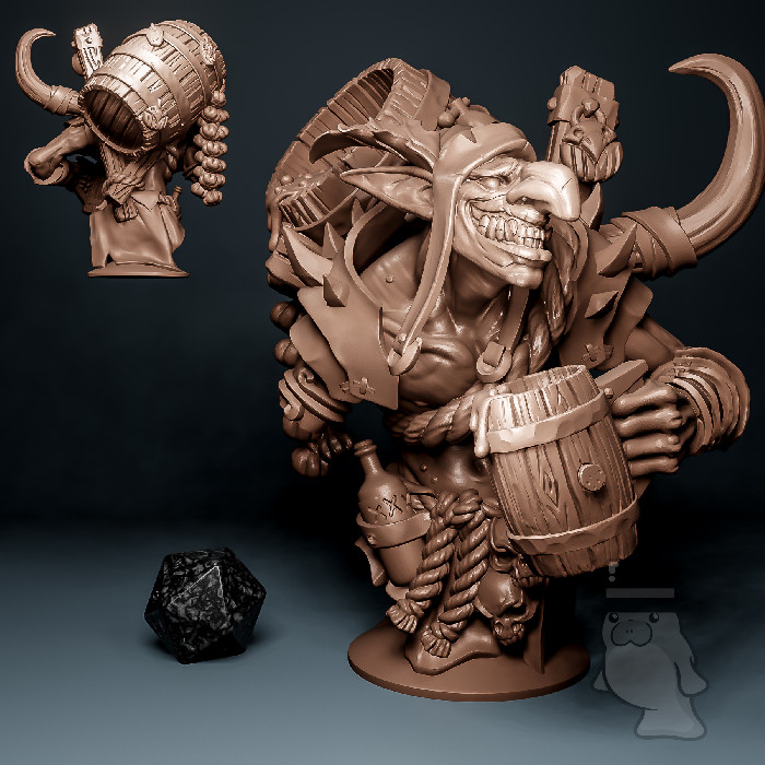 Hobgrog the Brewmaster - Collector Busts - Artisan Guild :: Mini ...