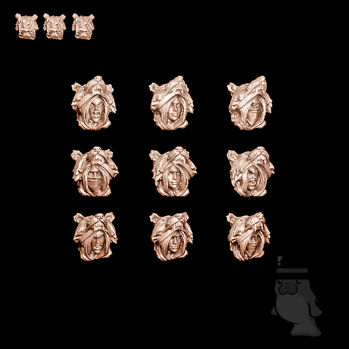 Bear Heads 1 - Alternative Heads and Helms - Keta-Minies :: Mini ...