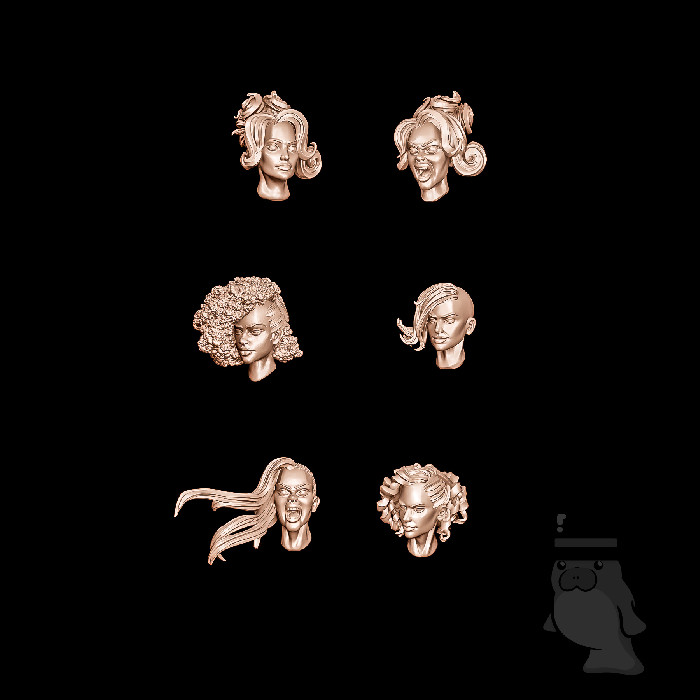 Human Heads 5 - Alternative Heads and Helms - Keta-Minies :: Mini ...