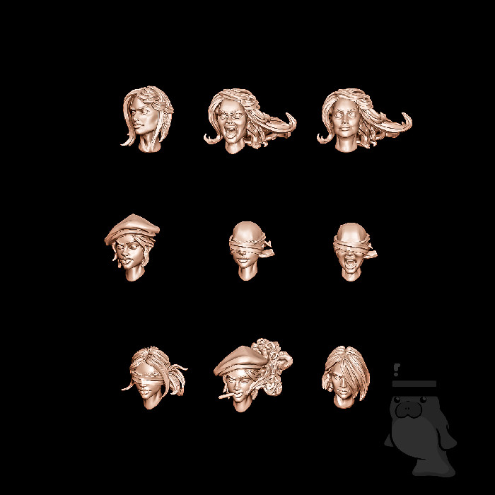 Human Heads 6 - Alternative Heads and Helms - Keta-Minies :: Mini ...