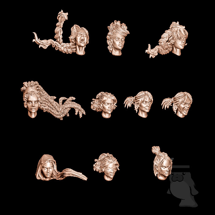 Human Heads 7 - Alternative Heads and Helms - Keta-Minies :: Mini ...