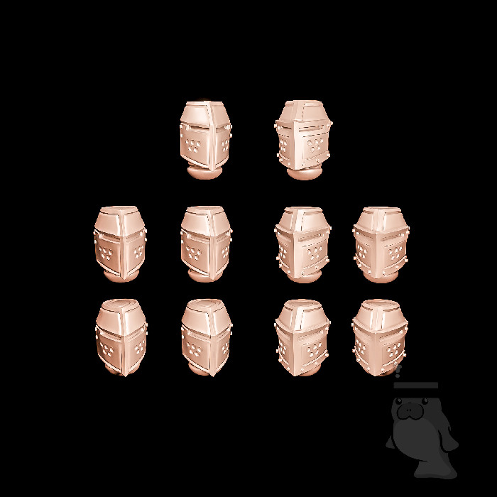 Knight Heads 3 - Alternative Heads and Helms - Keta-Minies :: Mini ...