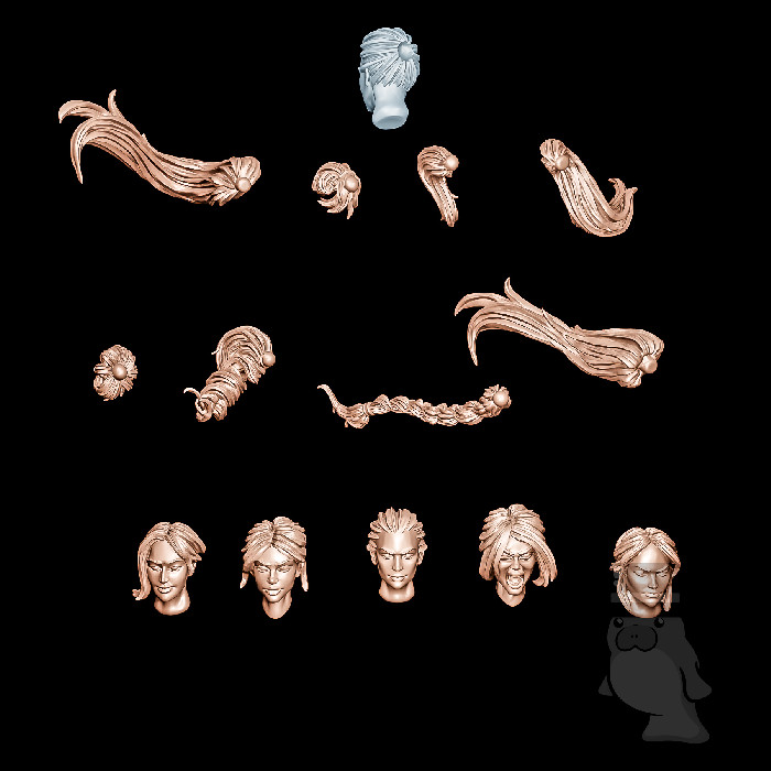 Modular Heads - Alternative Heads and Helms - Keta-Minies :: Mini ...