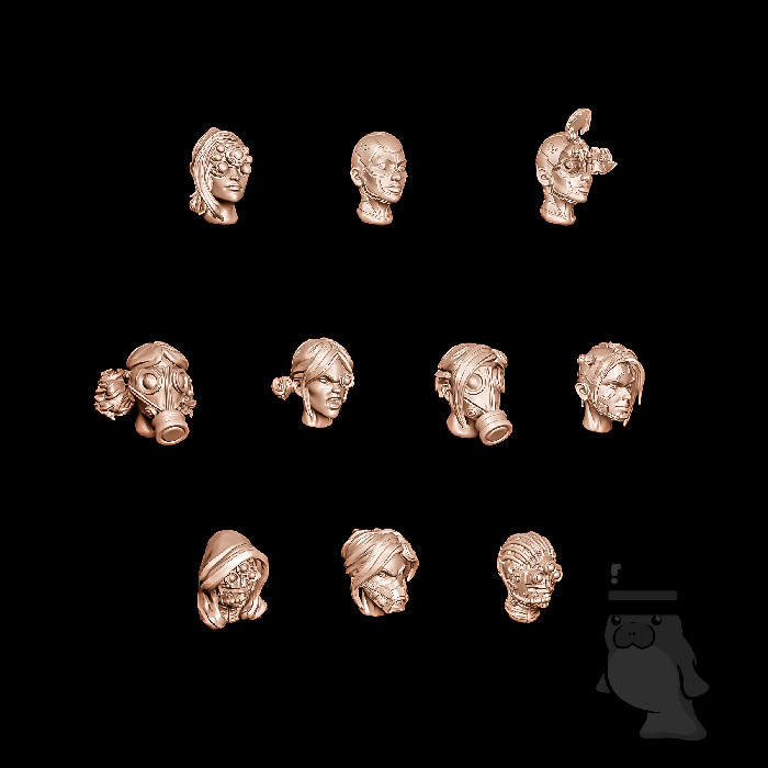Sci-Fi Heads 1 - Alternative Heads and Helms - Keta-Minies :: Mini ...