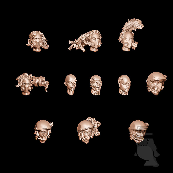 Sci-Fi Heads 3 - Alternative Heads and Helms - Keta-Minies :: Mini ...