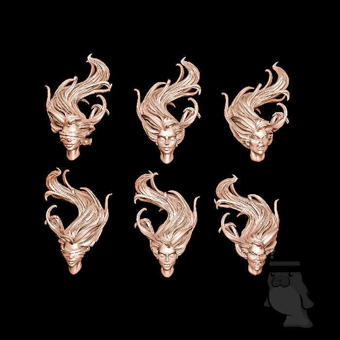 Spell Casting Heads - Alternative Heads and Helms - Keta-Minies :: Mini ...