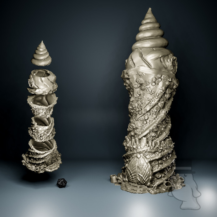 Shell Tower - Depths of Savage Atoll - EC3D Design :: Mini Manatee New ...