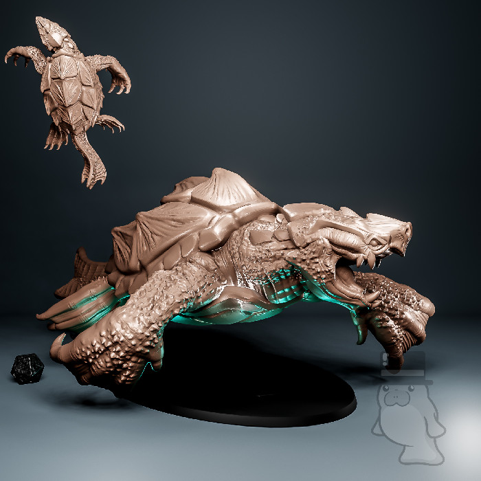 Dragon Turtle - Depths of Savage Atoll - EC3D Design :: Mini Manatee ...