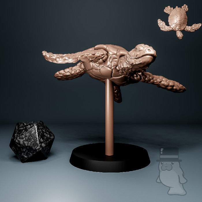 Turtle - Depths of Savage Atoll - EC3D Design :: Mini Manatee New Zealand
