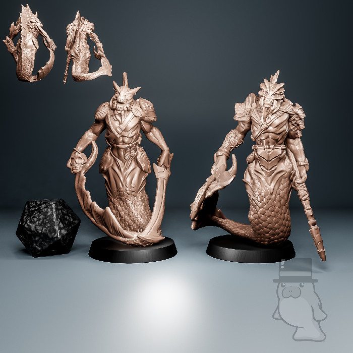 Merrow - Depths of Savage Atoll - EC3D Design :: Mini Manatee New Zealand