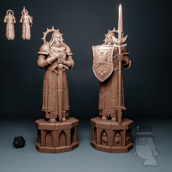 Knight Statues - Statues - Tainted Windmill :: Mini Manatee New Zealand