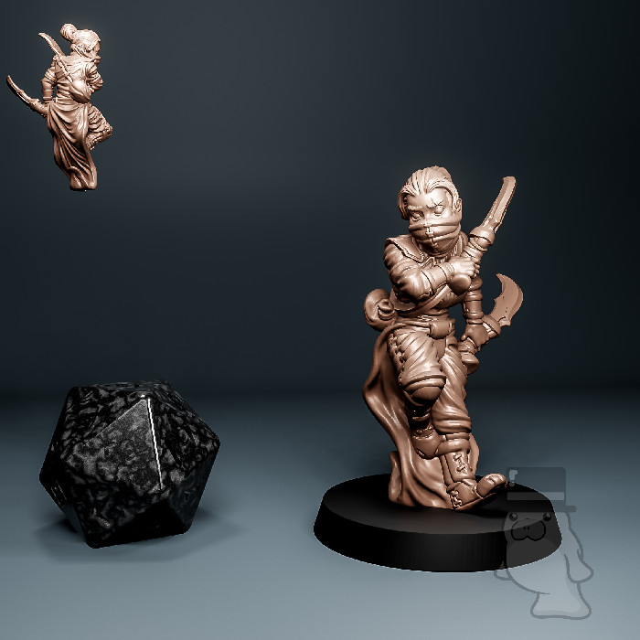 Rogue Human Female - Everyday Heroes - EC3D Design :: Mini Manatee New ...