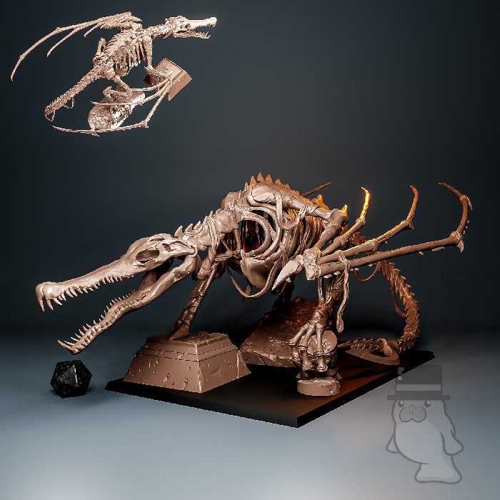 Giant Crocodile Dragon (Alternative) - Pharaoh's Legacy Undead Army ...