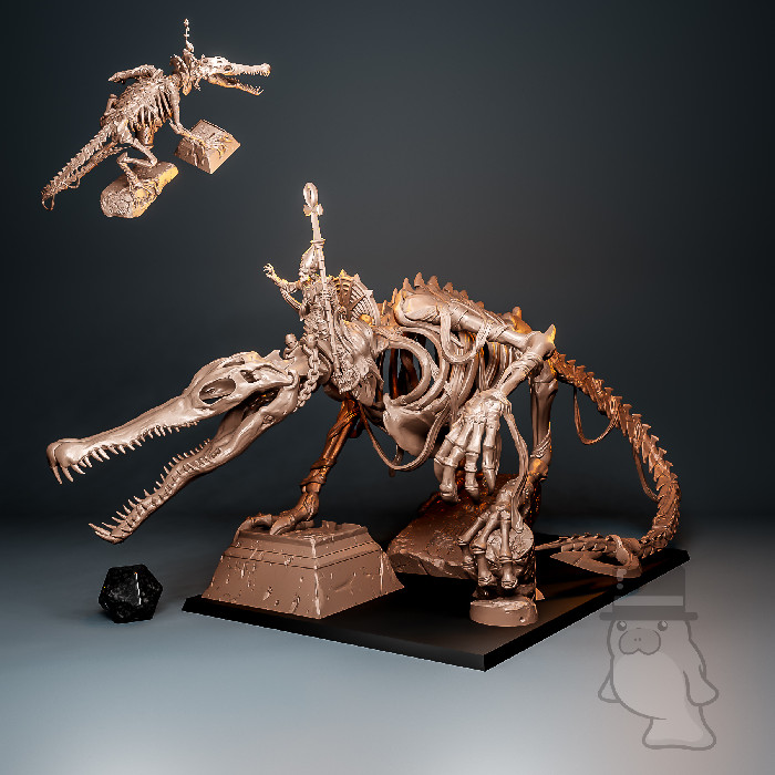 Mounted Giant Crocodile (Alternative) - Pharaoh's Legacy Undead Army ...