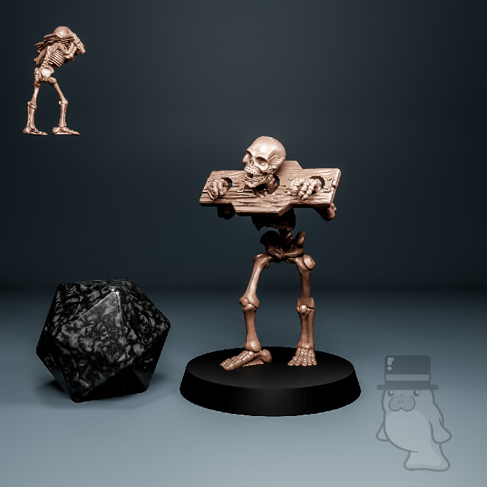 Reanimated Skeleton - Skeleton Scatter v2 - Stormforge Miniatures ...