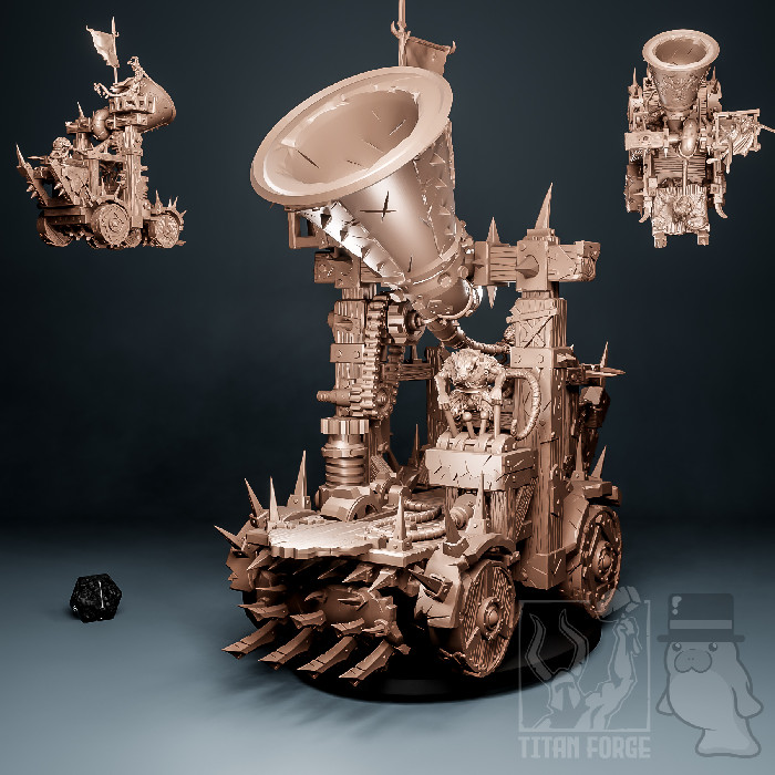 Screaming Warhorn with Vermin Wizard - Titan Forge :: Mini Manatee New ...