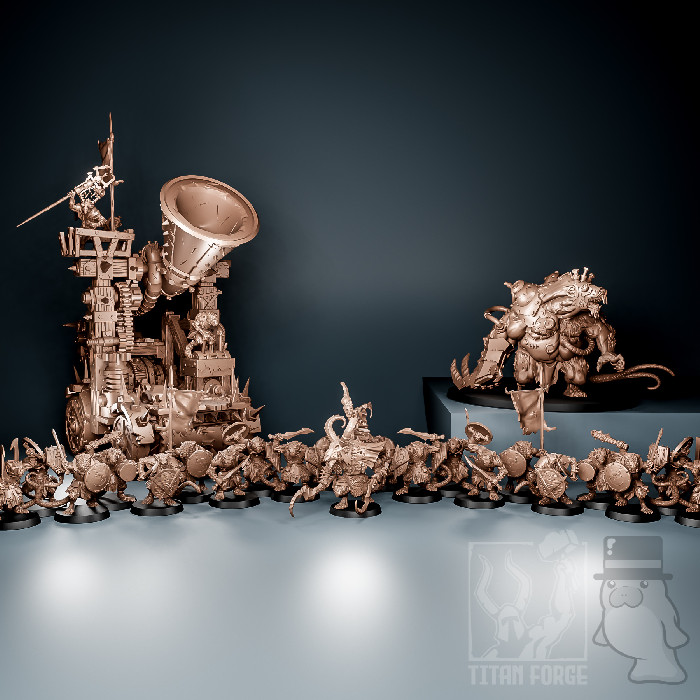 Ratfolk Army - Titan Forge :: Mini Manatee New Zealand