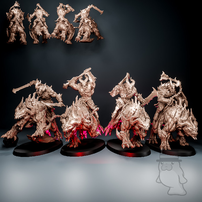 Infernal Warbeast Riders - The Infernal Legion - Artisan Guild :: Mini ...