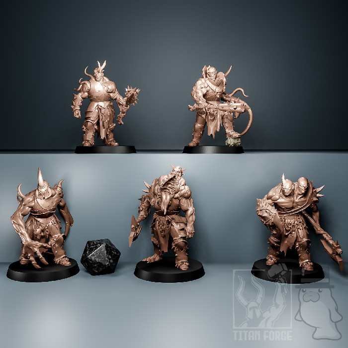 Mutated Warriors - Titan Forge :: Mini Manatee New Zealand