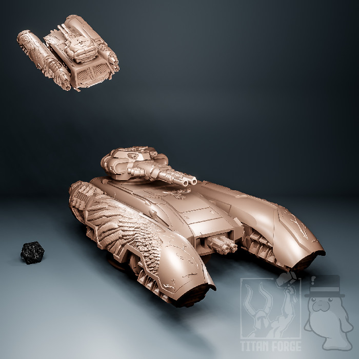 Hover Tank 1 - Titan Forge :: Mini Manatee New Zealand